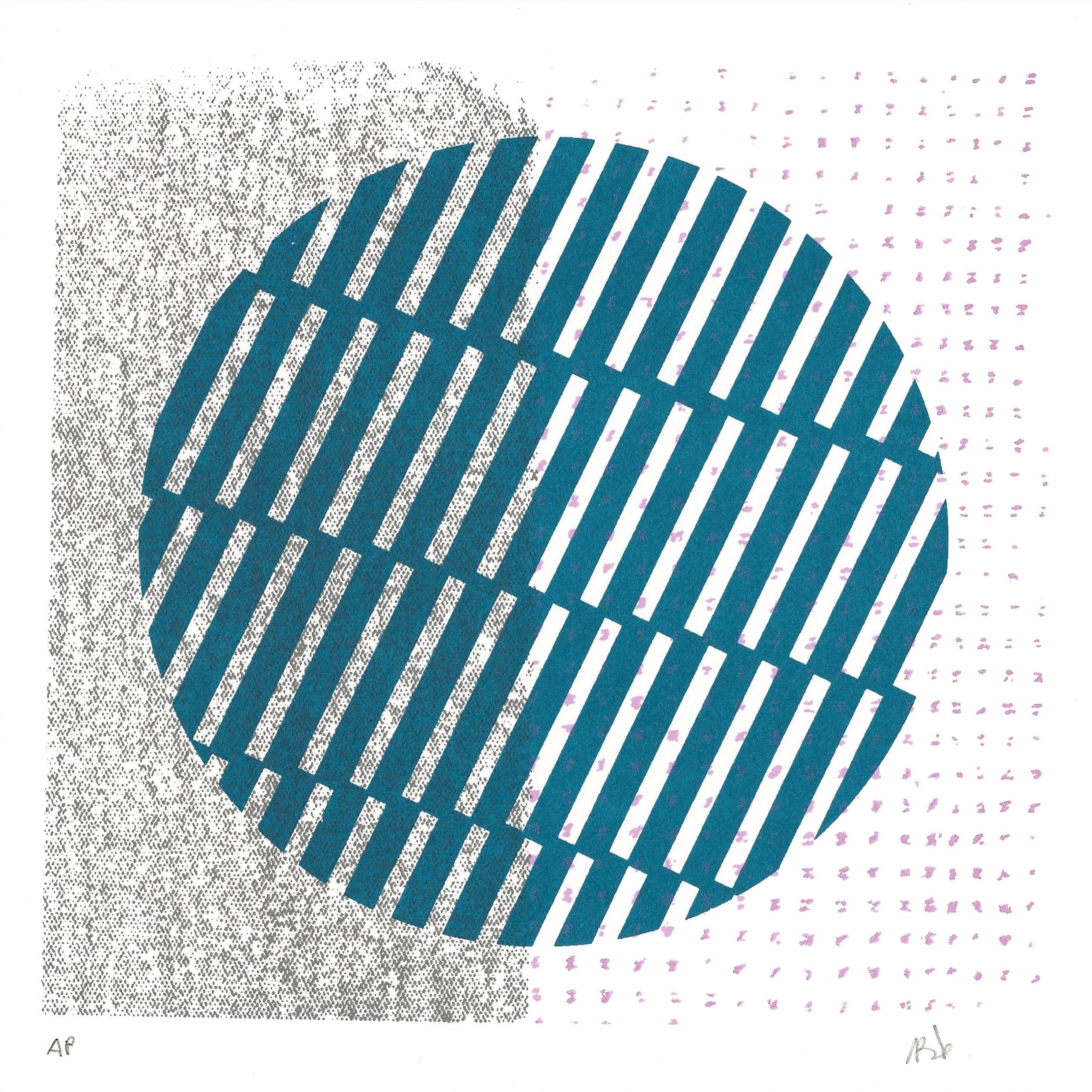 Geo Sphere Unframed Screen Print – Milsome Art + Prints